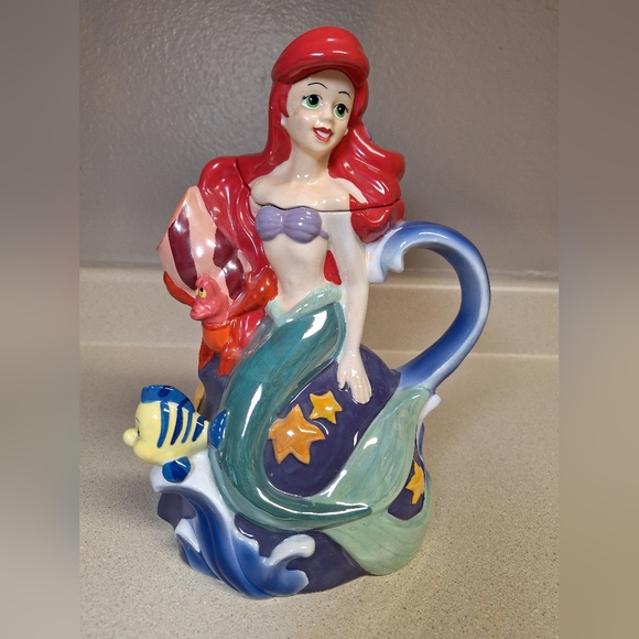 Disney | Accents | Disney Little Mermaid Ariel Ceramic Teapot | Poshmark